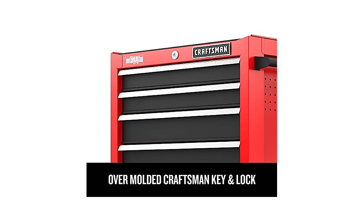 CRAFTSMAN 26-inch Rolling Tool Chest with 5 Drawers - Made in USA