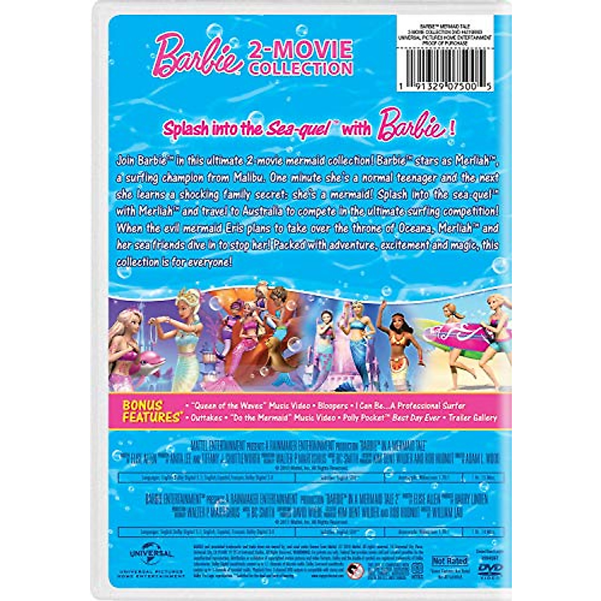 Barbie: 2-Movie Collection (Barbie in A Mermaid Tale / Barbie in A Mermaid Tale 2) [DVD]