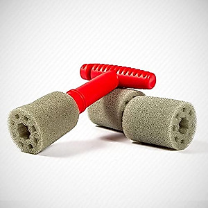 Gigicloud Car Lug Nut Wheel Cleaning Brush, Car Washing Embedded Steel Ring Screw Cleaning Brush with Handle Lug Nut Car Wheel Detailing Brush Car Nut Wheel Cleaning Tool Kit