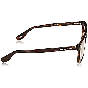 Marc Jacobs Marc 342 086 Dark Havana Plastic Rectangle Eyeglasses 55mm