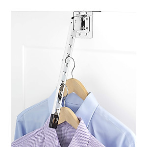 Whitmor Over The Door Hanger Holder, 1 Count (Pack of 1), Silver