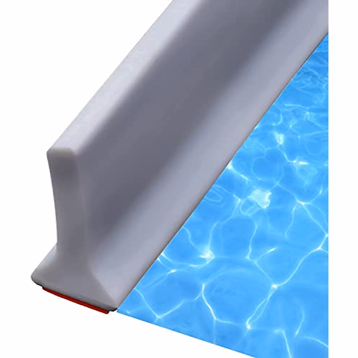 Collapsible Shower Water Guard 39 Inch Water Splash Guard Water Dam Barrier Shower Threshold for Shower Stall, Stay Dry Retainer for Wet and Dry Separation for Bathroom(39,Grey)