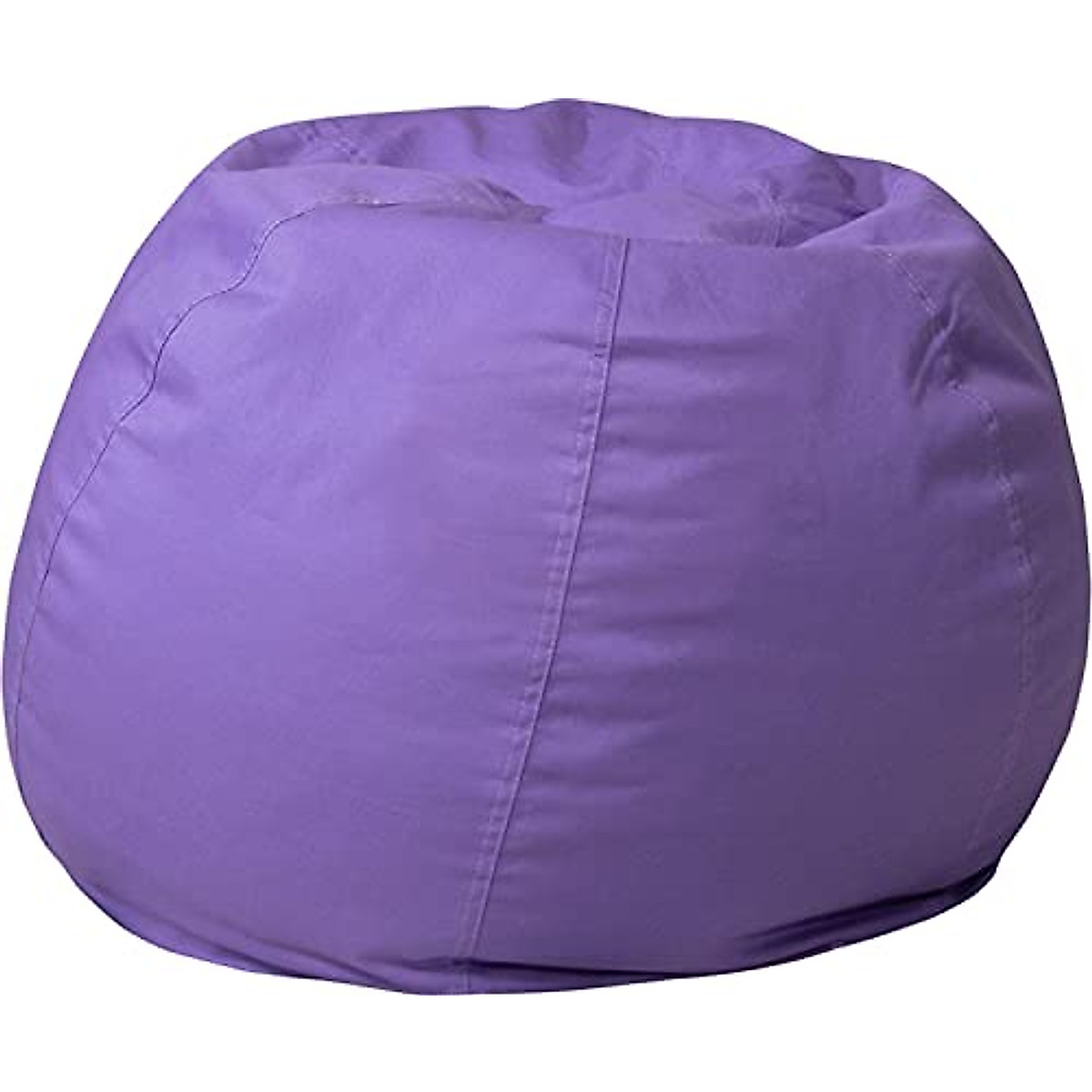 Flash Furniture Dillon Small Solid Purple Bean Bag Chair for Kids and Teens