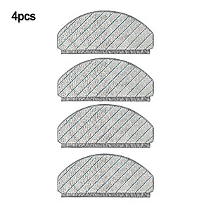 SteFik 4Pcs Vacuum Cleaner Mop Cleaning Cloth. Compatible for Ecovacs Deebot X1 Plus T10 Plus Washable Mopping Pads Accessories