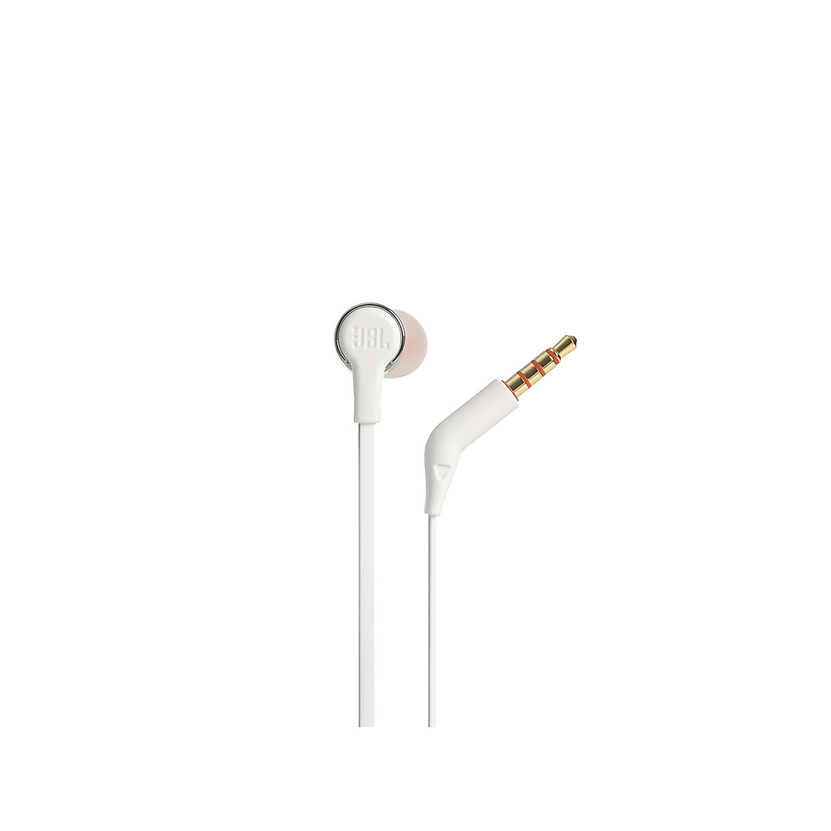 JBL T210 Pure Bass in-Ear Headphones with Microphone - White