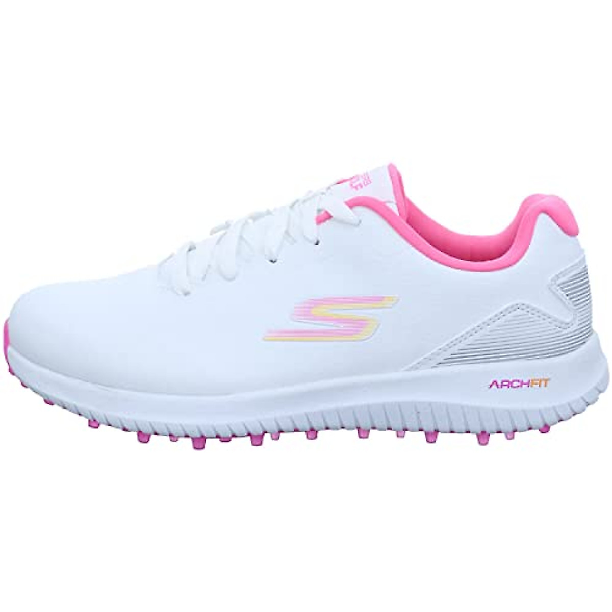 Skechers Go Golf Af Max 2 Womens Shoes Size 8.5, Color: White Multicolour