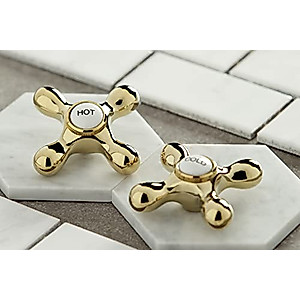 Kingston Brass KS1142AX Heritage Bridge Kitchen Faucet, 9-7/16 inch in Spout Reach