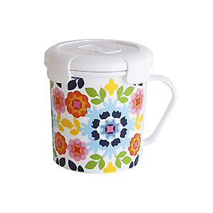 French Bull 23 oz Soup Mug With Handle and Vented Lid Food Storage-Cool Grip Leak Proof Dishwasher and Microwave Safe Lunch Travel Airtight, Sus