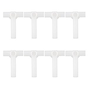 uxcell Shoe Rack Accessories Connectors, 13mm Inner Diameter for Repair Assembled Wardrobe 4 Way, Replacement of Parts 8 Pcs