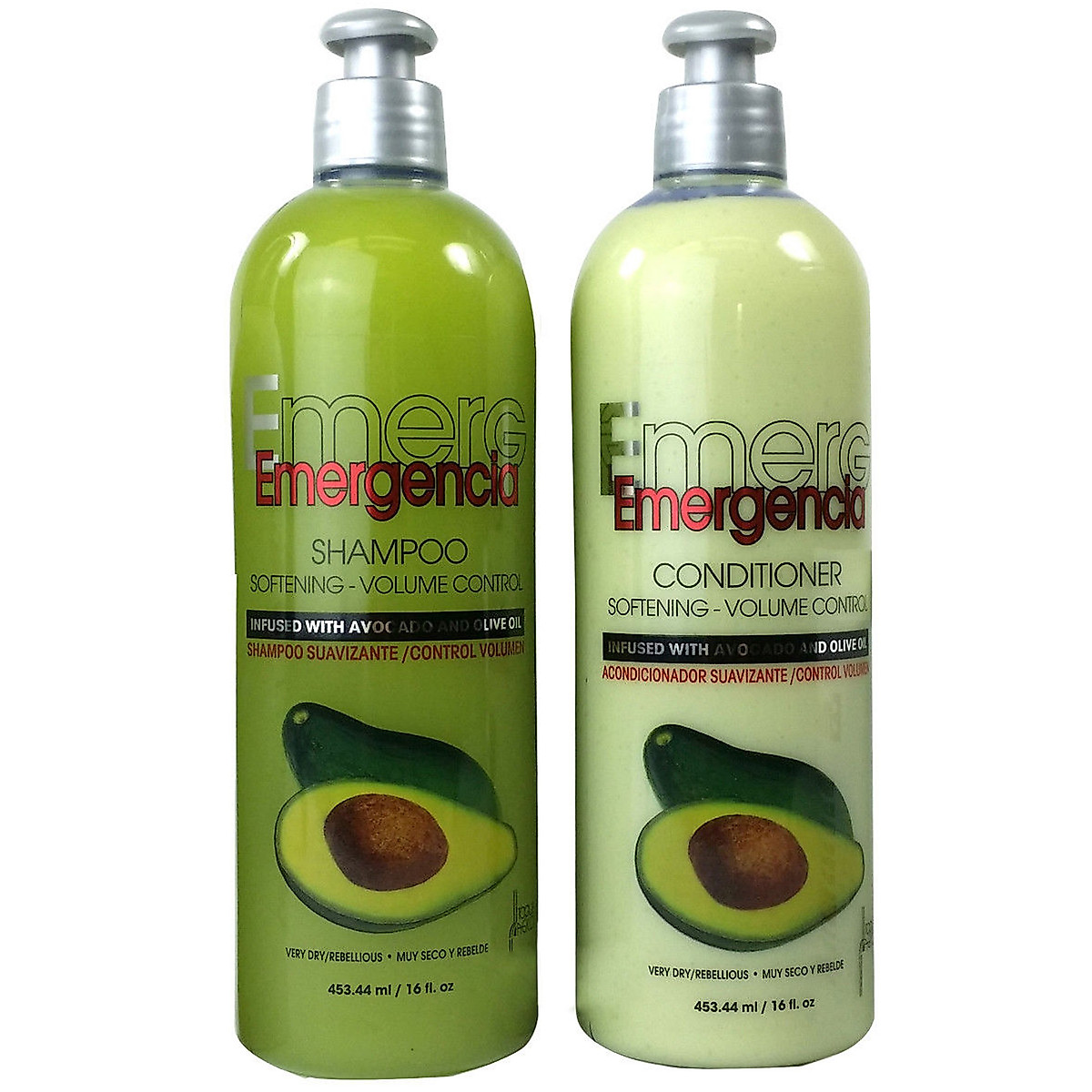 CROM Toque Magico Emergencia Set 4-pack Avocado Shampoo, Rinse, Treatment, Leave-In