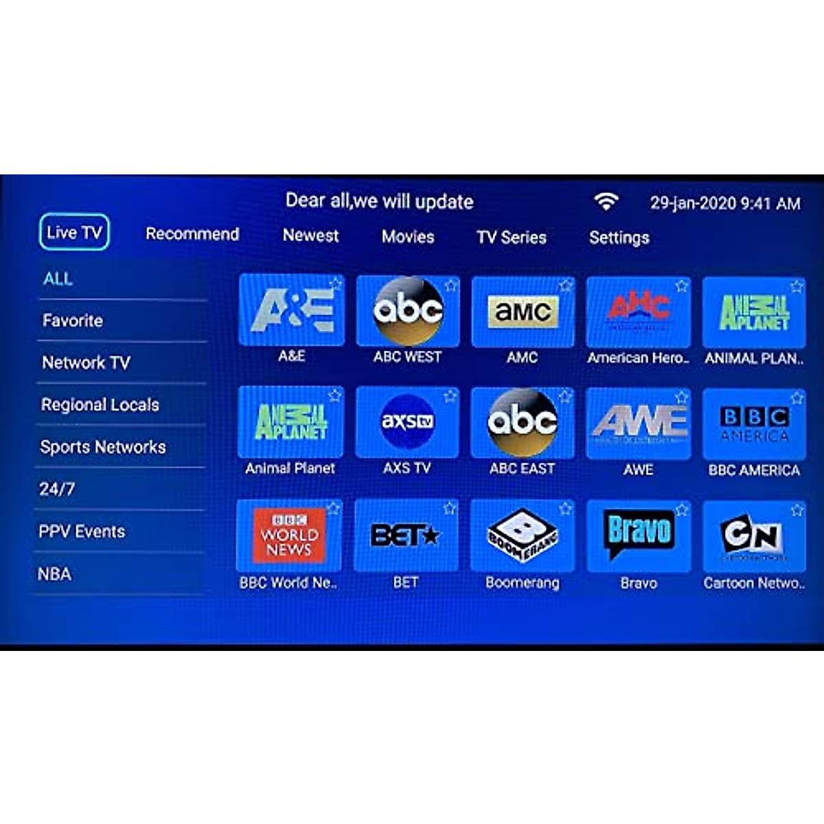 HTV Tigre 3 *Plus* HTV Todos os canais Brazil / USA