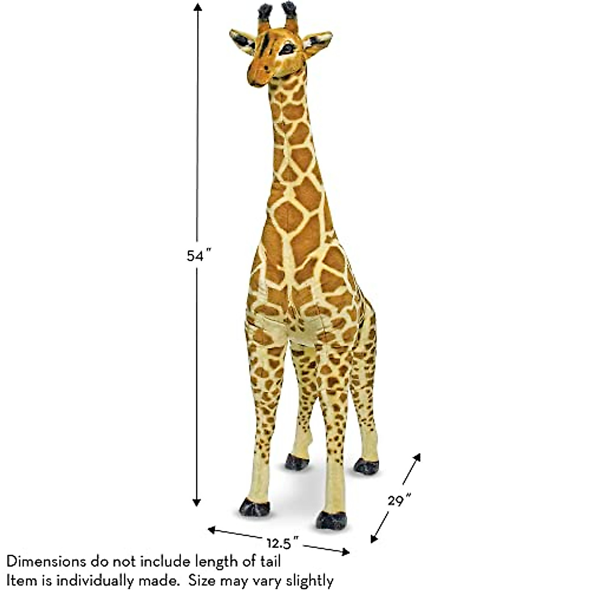 Melissa & Doug Giant Giraffe - Lifelike Stuffed Animal (over 4 feet tall)