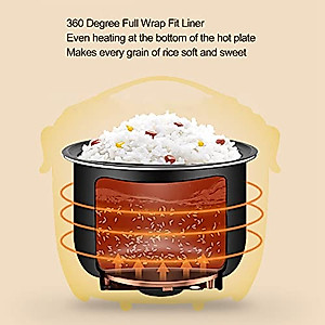 Small Grain Cooker, Inline Heating One Key Operation Stick Mini Rice Cooker Portable for Dormitory Meat Stew (US Plug 110V)