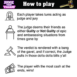 Watch Ya' Mouth Judge Your 'Friends' - Adult Party Game | 400 Explicit Phrases for Outrageous Games Perfect for Dorms and Neighborhood Gatherings (Amazon Exclusive)