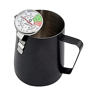 ALLIANCE BREW GEAR Milk Frothing Thermometer with Clip, White, One Size