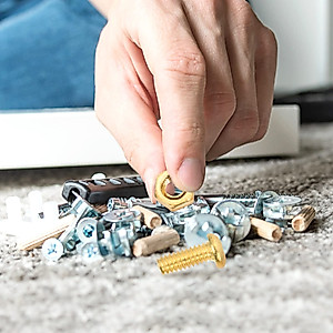 DOITOOL 1 Set Hexagonal Copper Column Hardware Assortment Kit Wall Mount Holder Stand Off Wall Mounts Metric Screw Assortment Kit Ceiling Fan Mount Hex Standoffs M2 Laptop Pillar