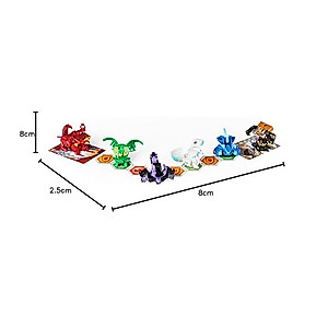 Bakugan Unbox and Brawl 6-Pack, Exclusive 4 Bakugan and 2 Geogan, Collectible Action Figures, Toys for Kids Boys Ages 6 and Up (Amazon Exclusive)