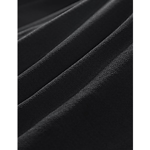 CRZ YOGA Lightweight Long Sleeve Shirts for Men Moisture Wicking Quick Dry Shirt Workout Running Basic Tee Tops Black Large