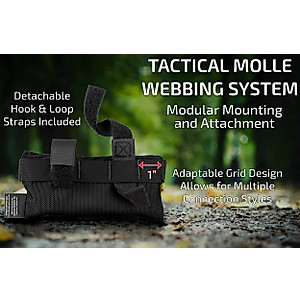 Chase Harper USA 9100 - Buddy Tow - Tough Military spec Nylon Webbing (1785 lb. Test) 12' x 1" - Black