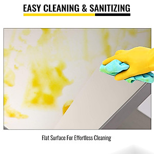 VEVOR Double Overshelf, Double Tier Stainless Steel Overshelf, 60 in. Length x 12 in. Width Double Deck Overshelf, Height Adjustable Overshelf for Prep & Work Table in Kitchen, Restaurant and Workshop