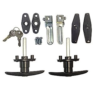 Bauer T-Handle Lock, Complete Set of Two (One Clockwise and One Counterclockwise) | Keyed K127