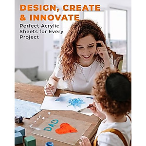 Falken Design Acrylic CL-1/16-2460 Plexiglass Sheet, Clear, 24" x 60" x 1/16"