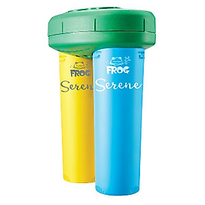 FROG Serene Cartridge Kit for Hot Tubs for use only with FROG Serene Floating Sanitizing Systems for Spas up to 600 gallons, Includes FROG Serene Mineral Cartridge and 3 FROG Serene Bromine Cartridges