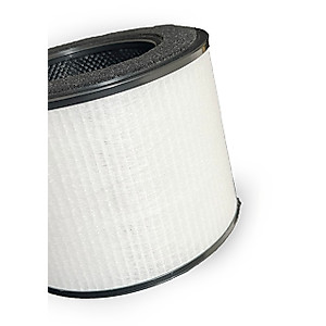 Nispira AS-FL206001-01 3-In-1 True HEPA Filter Replacement Compatible with Clarifion AerClear Air Purifier AS-AC207701-01 | Removes Smoke, Chemical VOCs, Odor | 2 Pack