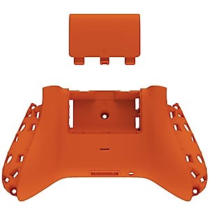 eXtremeRate Orange Replacement Side Rails + Back Shell + Faceplate for Xbox Series X/S Controller