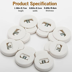 AliBall Glove Locks, Lace Locks for Baseball Glove 8 Pack, Never Need Thying Knots Again, Strong Elasticity, Made Plastic and Springs, Fits All Gloves, Baseball Glove Accessories