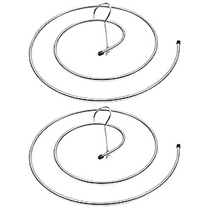 Beavorty Outdoor Rug 2pcs Luggage Rack Spiral Shaped Hanger Windproof Laundry Drying Rack Hangers Rotating Quilt Storage Rack for Large Bed Sheet Garment Rack Towel Shoe Rack Organizer Clothes Rack