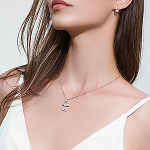 KesaPlan 925 Sterling Silver Guardian Angel Pendant Necklace for Women You Are My Angel With Wings Pendant Necklace Birthday Thanksgiving Day Mother's Day Christmas Day Jewelry Gift