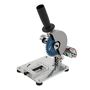 Gagalayong Mini Cut Off Saw Mini Cutting Saw, 96W 9000RPM Heavy Duty Cutting Saw 4 inch Metal Chop Saw Blade Diameter Cut Off Saw, 0-45° Adjustable Dry Cut Chop Saw for Wood/Steel/Aluminum