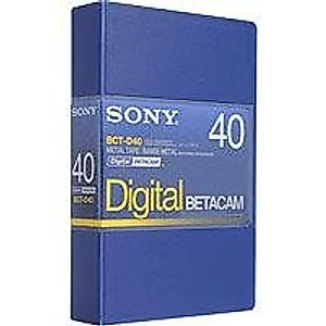 Sony BCT-D40 Digital Betacam Format 40 Minute Tape