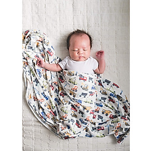 Copper Pearl Large Premium Knit Baby Swaddle Receiving Blanket Diesel
