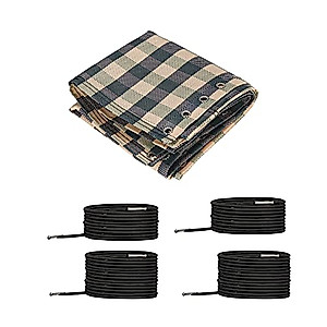 PATIKIL Gravity Chair Replacement Fabric, Anti-Gravity Chair Cloth Square Pattern Recliners Repair Tool Kit with with Cord Lace for Patio Outdoor, Green