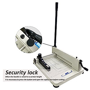 HFS (R) Heavy Duty Guillotine Paper Cutter -12'' (12'' Paper Cutter)