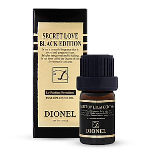 Dionel Secret Love Black Edition inner perfume fragrance oil for underwear women Long-lasting feminine romantic floral scent 5ml 0.17fl.oz