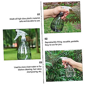 EXQUIMEUBLE 3Pcs spray can hand held mist bottles watering can for outdoor plants outdoor sprayer plant watering can spray bottle heavy duty Durable Spray Pot plastic make up hair spray bottle