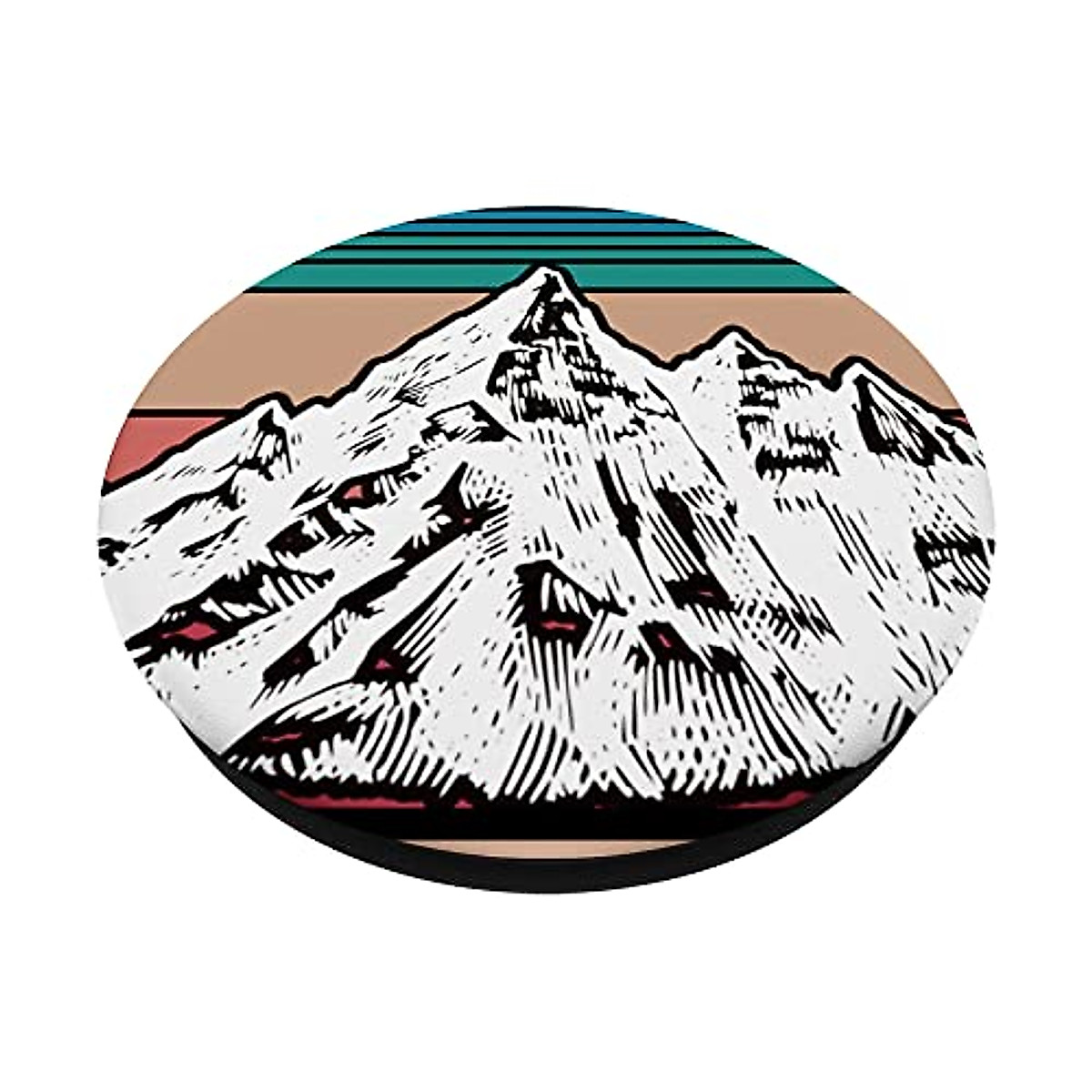 Alps Matterhorn Switzerland Souvenir Ski Zermatt Skiing PopSockets Swappable PopGrip