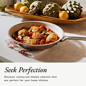 Made In Cookware - 10" Nonstick Ceramic Frying Pan - 5 Ply Stainless Clad - Professional Cookware - Crafted in USA - Induction Compatible