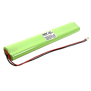HQRP Emergency Exit Light Battery Compatible with Unitech BBAT0043A Lithonia ELB-B003 ELB-B004 BAT9.6V700 AA700MAH AA900MAH 9.6v 700mAh Ni-CD BBATOO43A