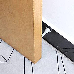 uxcell Door Stopper, 4 Pack Door Stop Wall, Rust Resistant, Noise Cancellation, 3" Spring Door Stoppers, Protect Doors White