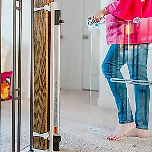 Qdos Universal Stair Mounting Adapter for All Baby Gates | White | Universal Solution for Gate Installation on Banisters and Spindles - No Screws in Banister - Works with All Gates - Easy Installation