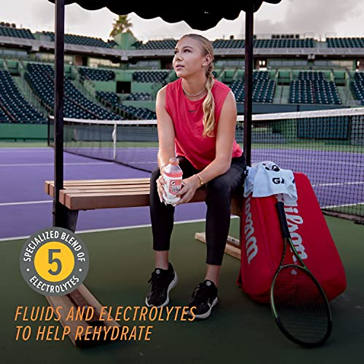 Gatorlyte Zero Electrolyte Beverage, Lemon Lime, Zero Sugar Hydration, Specialized Blend of 5 Electrolytes, No Artificial Sweeteners or Flavors, 20oz Bottles (12 Pack)​