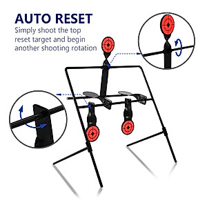 Highwild Air Gun Pellet BB Gun Resetting Target, Rated for .20/.177 Caliber