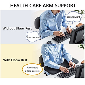 LIJCC Keyboard Tray Ergonomics Desk Extender Tray Foldable, Clamp on Keyboard Drawer Table Mount Armrest Shelf Stand Slide Computer Elbow Arm Support Easy to Clean/#B Under Desk Keyboard Drawer