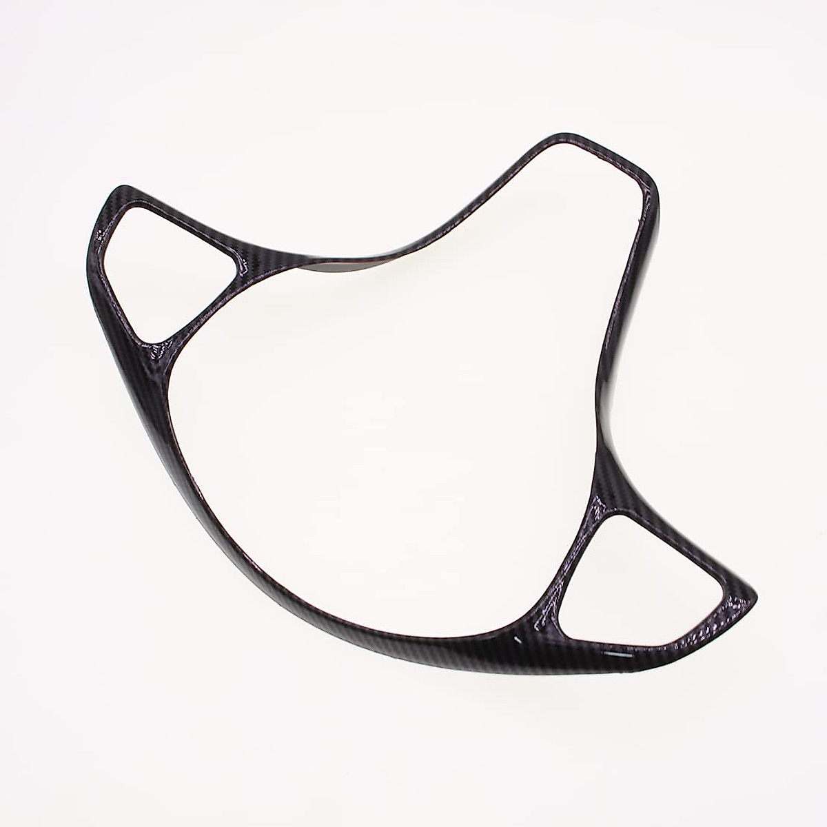 EIDRAN Carbon Fiber Car Steering Wheel Accessories Compatible with Mercedes-Benz C-Class W205 GLC-Class X253