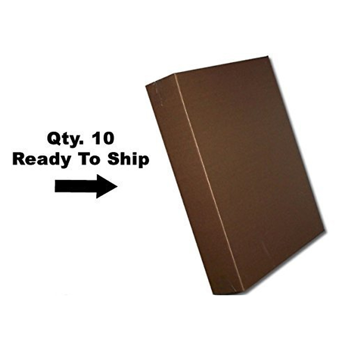 One Earth Disposable and Reusable Corrugated Cardboard Trash and Recycling Boxes: Bin + Lid + Trash Bag- Black (Qty. 10 Sets)