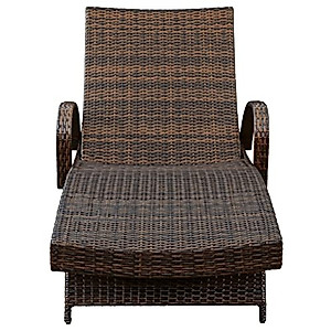 Signature Design by Ashley Kantana Chaise Lounge Set of 2, Brown